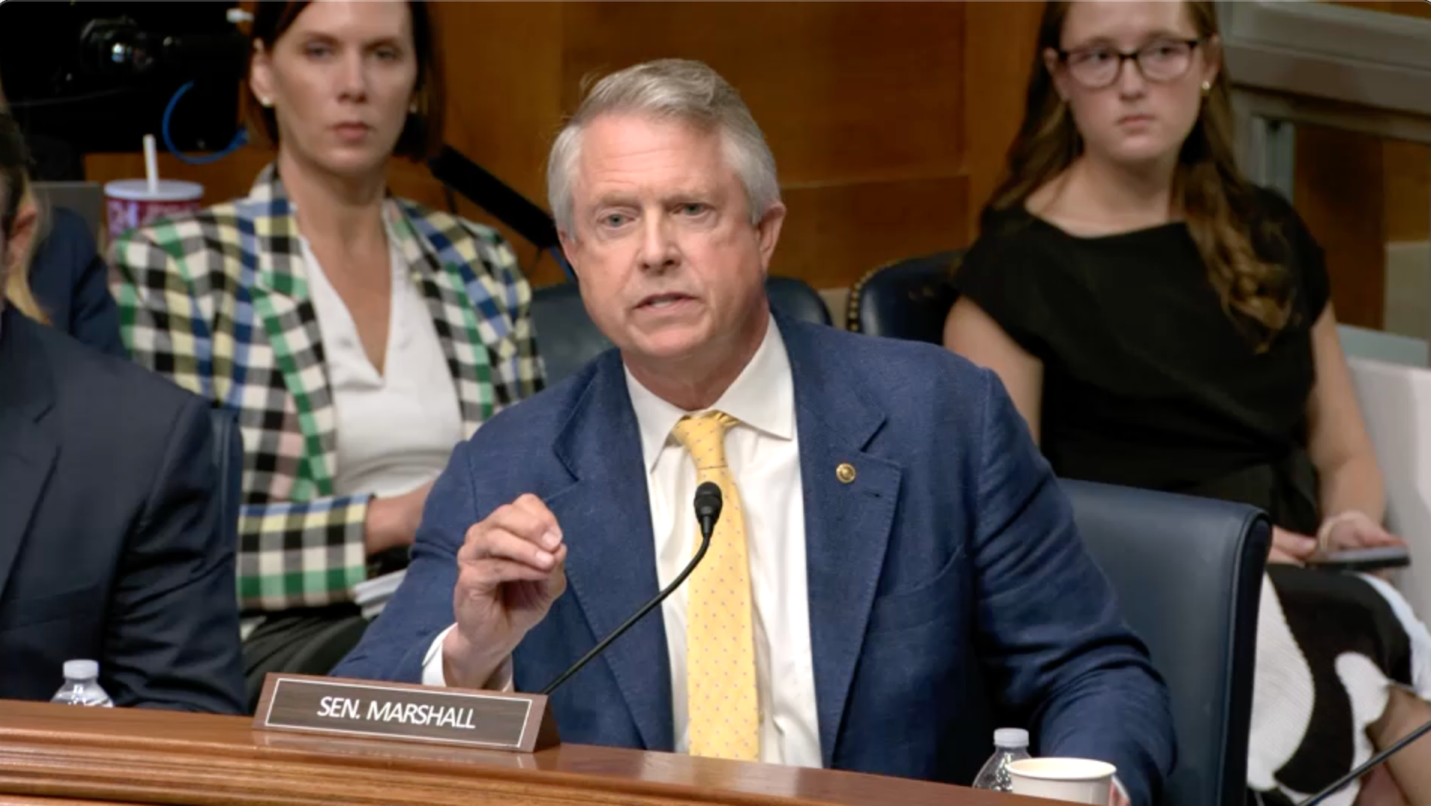 Senator Marshall: You Are the Problem - Senator Roger Marshall