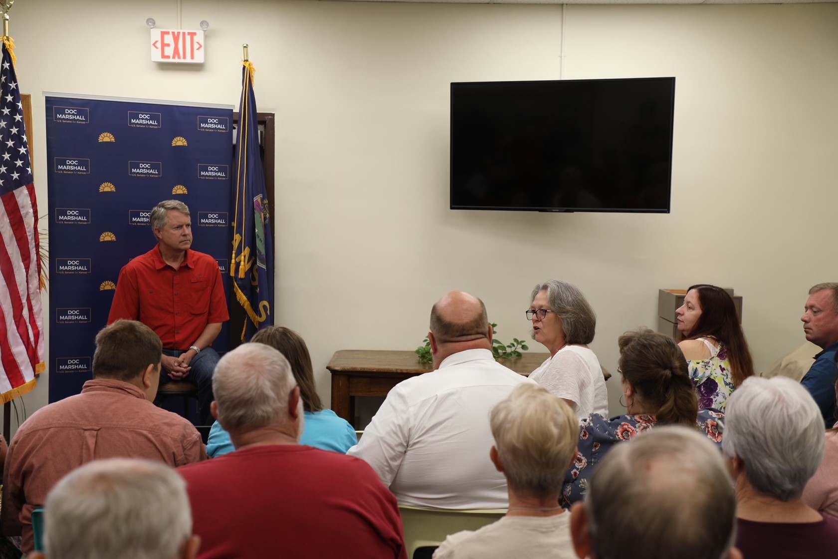 Sen. Marshall Hosts Barber County Town Hall - Senator Roger Marshall